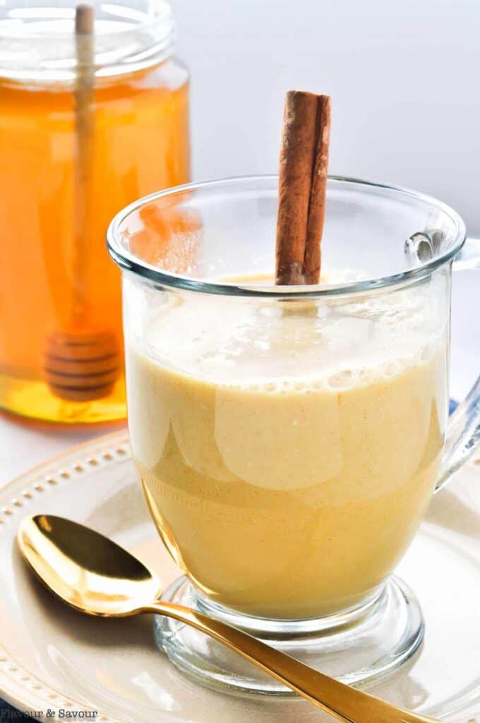 Warm Turmeric Cinnamon Milk - Flavour and Savour