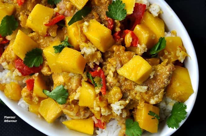 Easy Stovetop Mango Chicken - Flavour and Savour