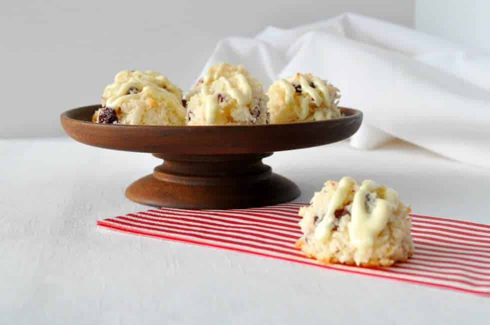 Cranberry White Chocolate Macaroons without Condensed Milk | Flavour ...