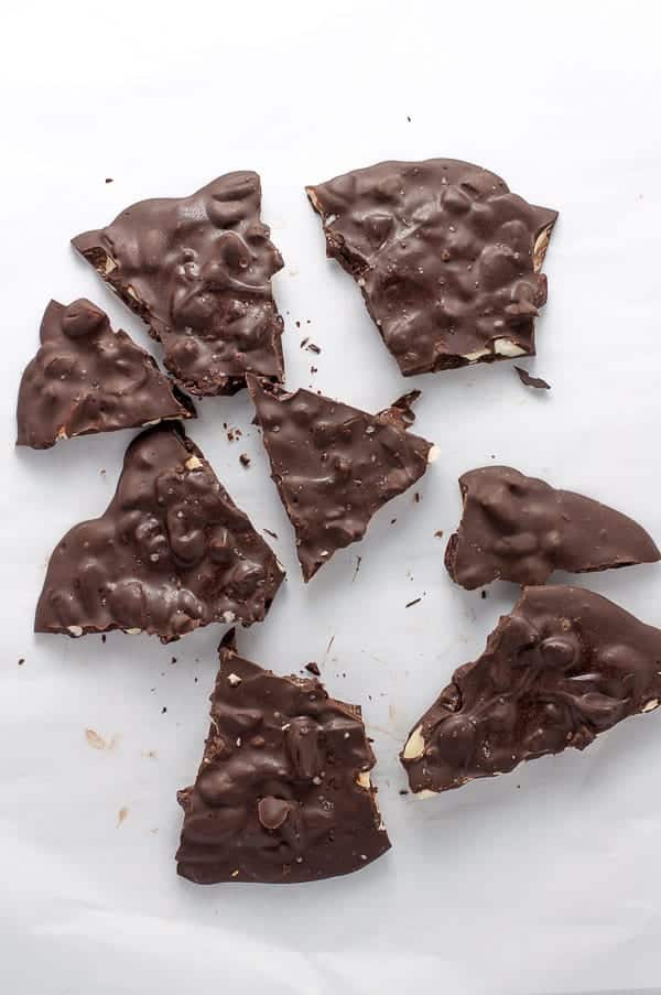 Last-Minute Cherry Almond Chocolate Bark - Flavour and Savour