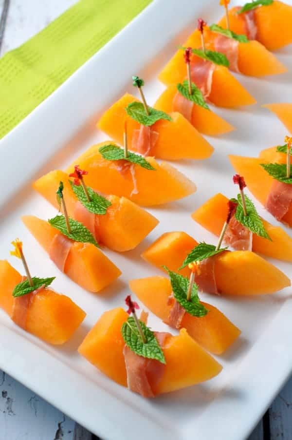 Prosciutto With Melon And Mint An Easy Italian Appetizer