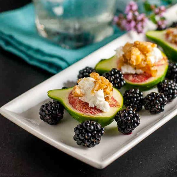 Fresh Figs with Goat Cheese and Honey - Flavour and Savour