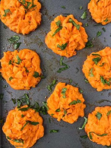Make-Ahead Duchess Sweet Potatoes - Flavour and Savour