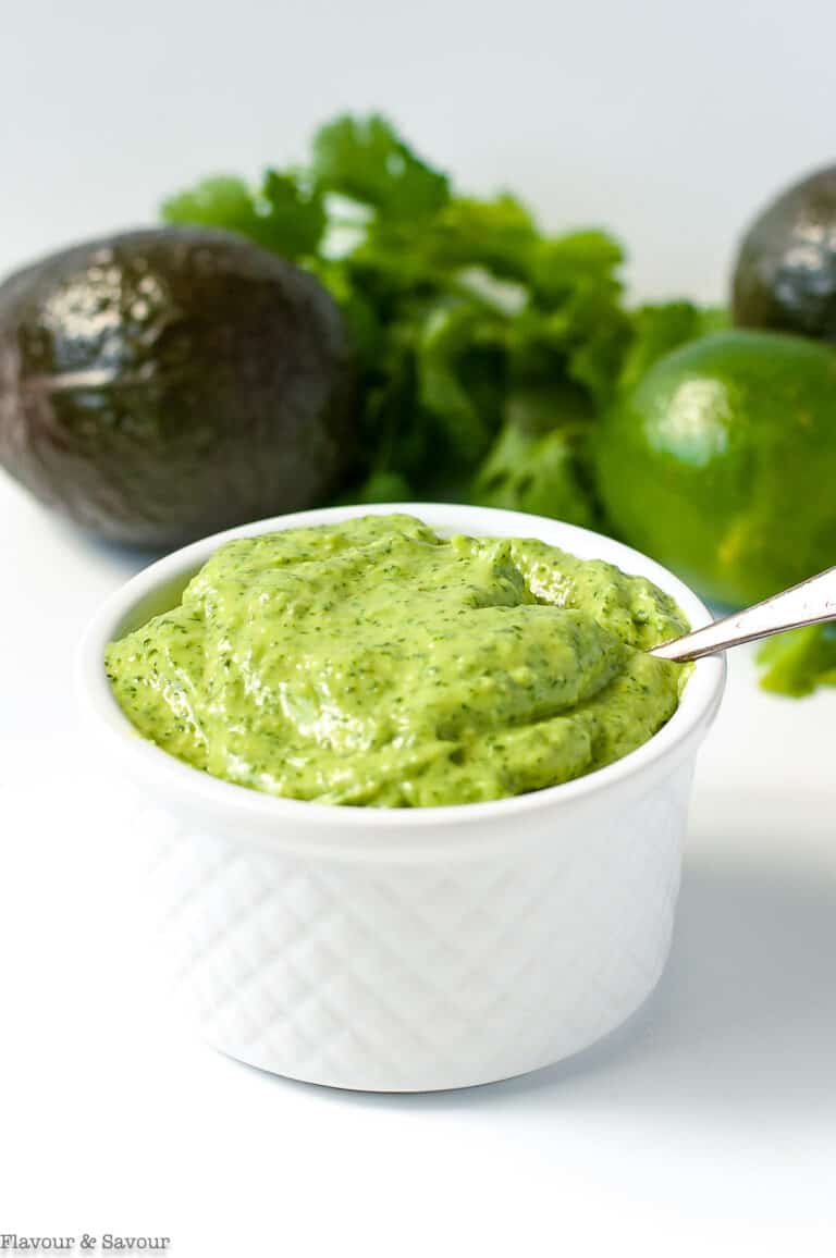 Dairy-Free Avocado Crema - Flavour and Savour