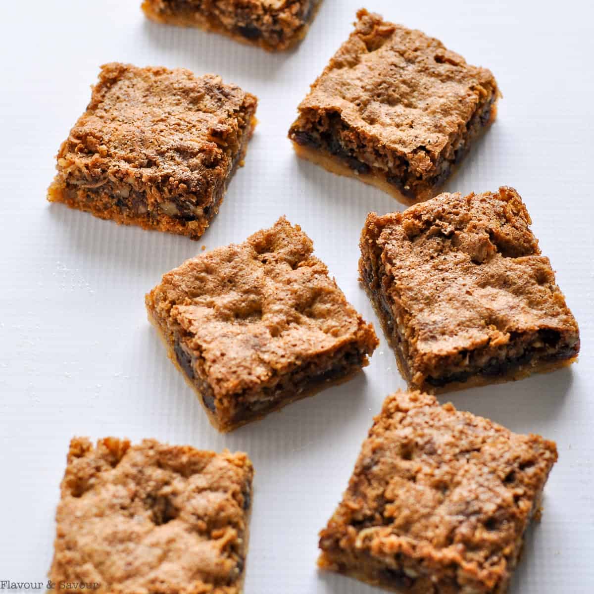 Canadian Butter Tart Squares - Gluten-Free - Flavour and Savour