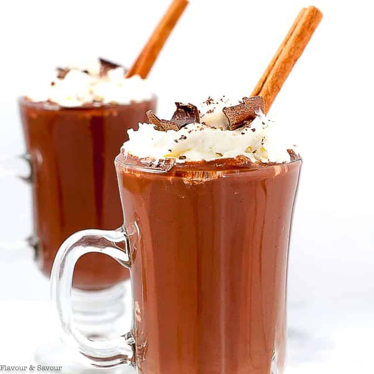 Cashew Milk Mexican Hot Chocolate - Flavour and Savour