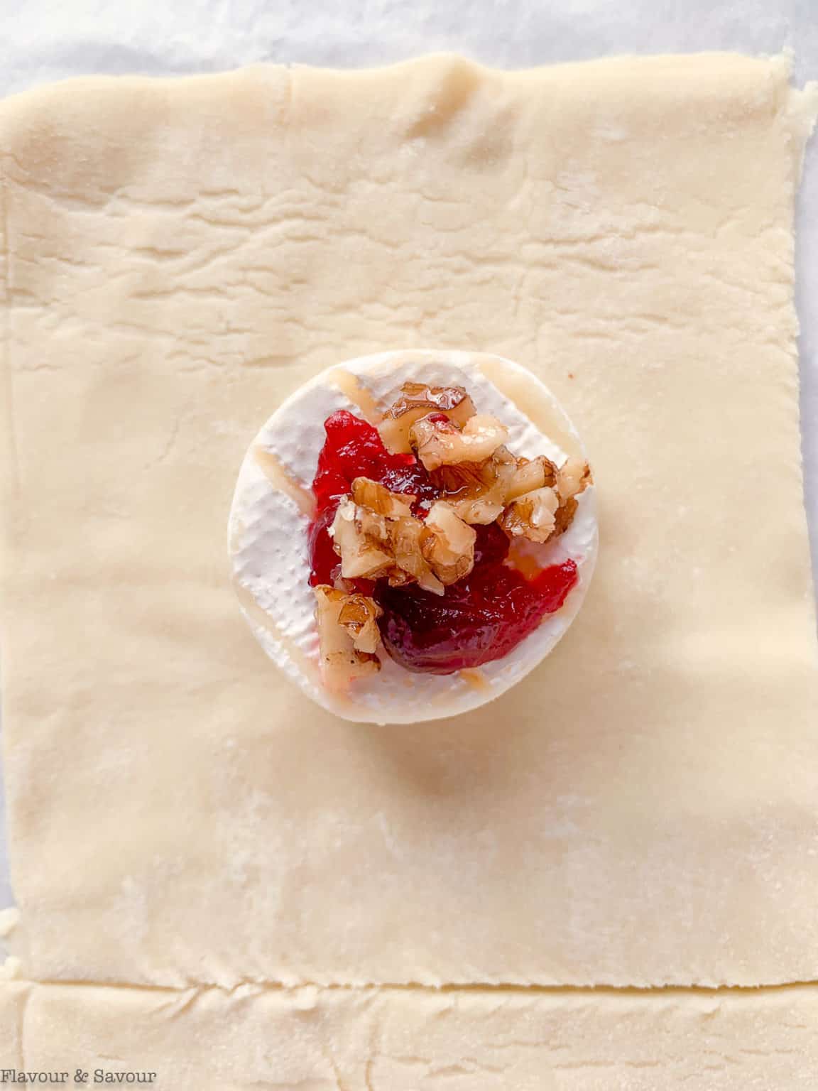 Cranberry Walnut Beggars' Purses Appetizer - Flavour and Savour