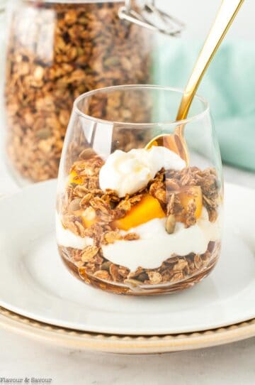 30-Minute Gingerbread Spiced Granola - Flavour and Savour