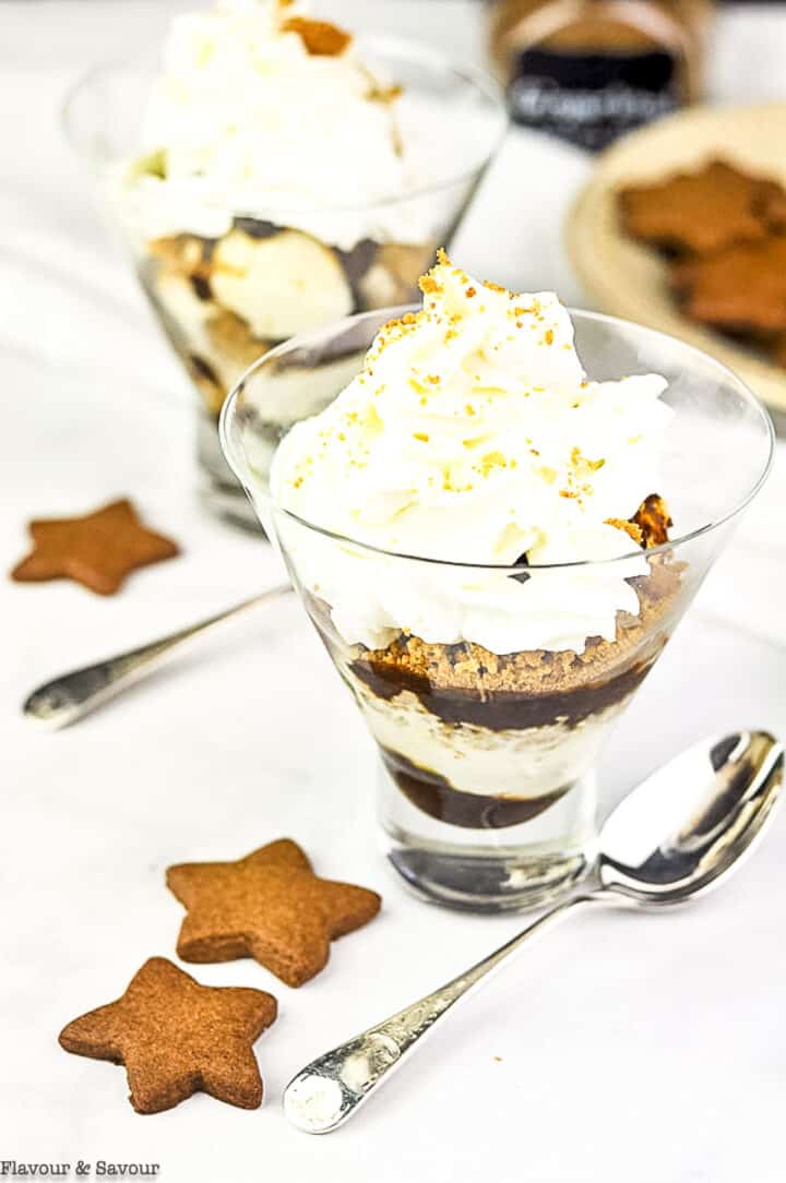 Gingerbread Ice Cream Parfait - Flavour and Savour