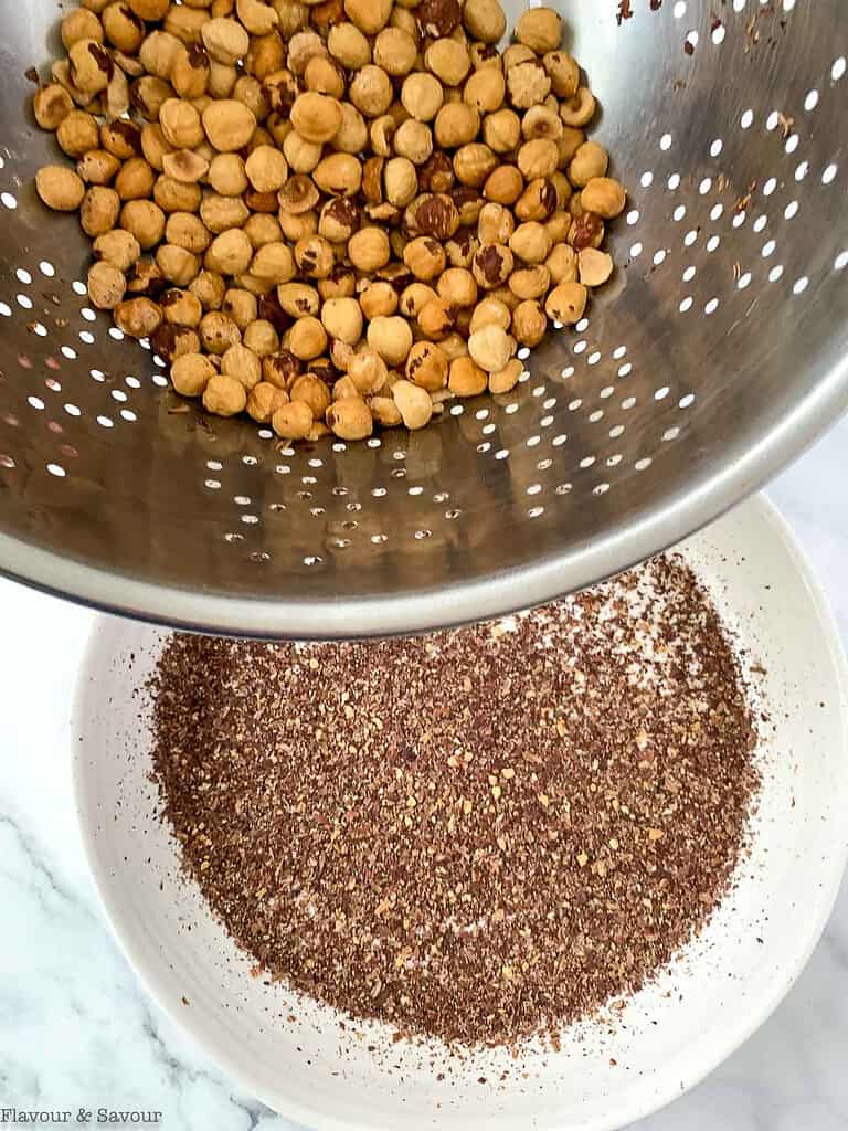 How to Roast and Skin Hazelnuts- Flavour and Savour