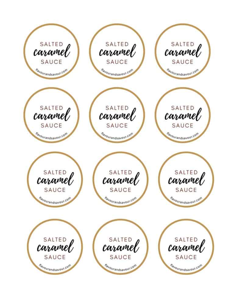 Salted Caramel Sauce - Classic or Vegan - Flavour and Savour