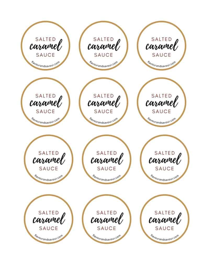 Salted Caramel Sauce - Classic or Vegan - Flavour and Savour