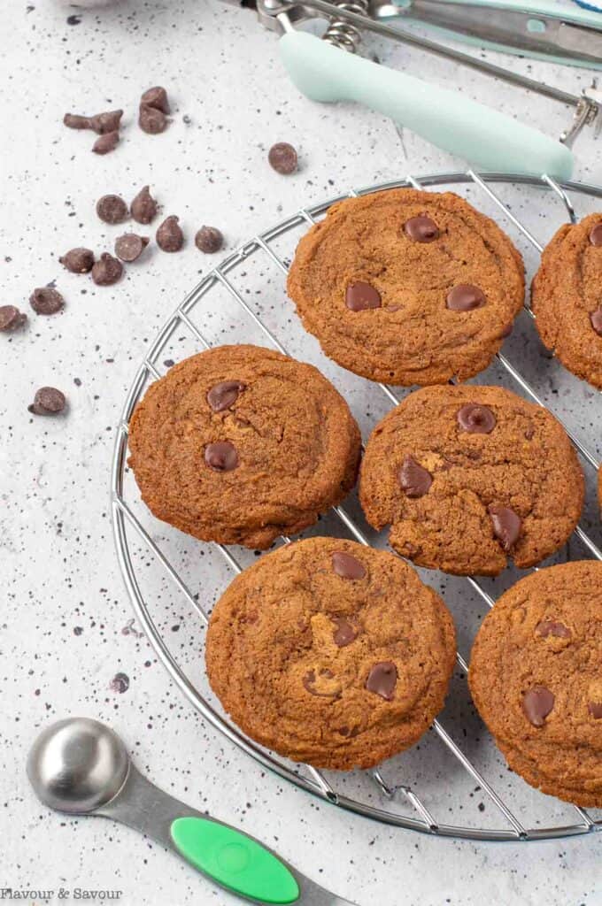 Chewy Gluten-Free Coffee Cookies - Flavour and Savour