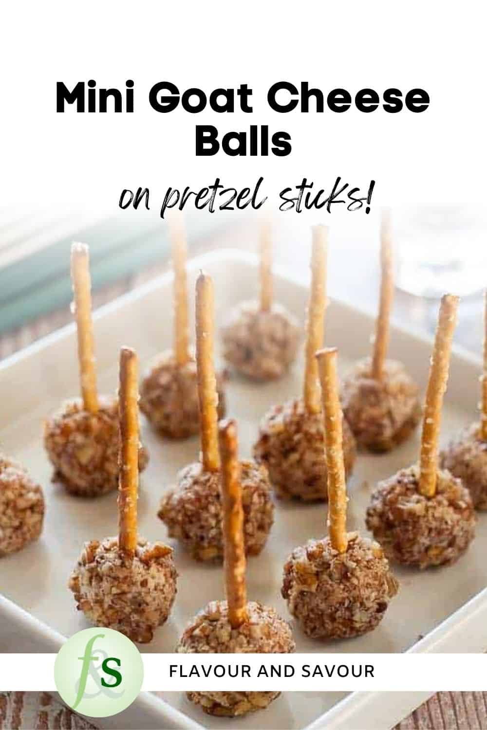 Mini Goat Cheese Balls - Flavour and Savour